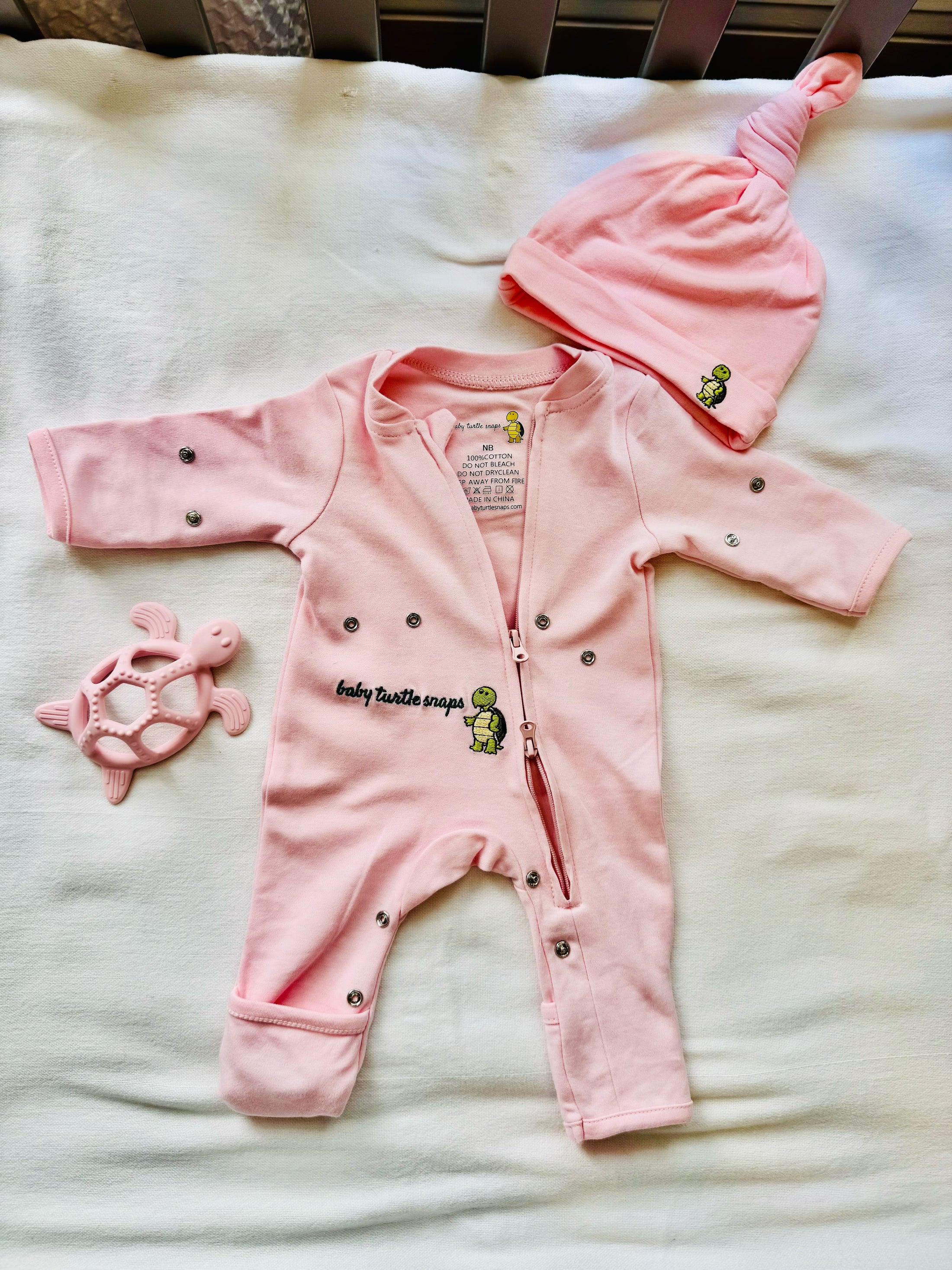 Baby Turtle Snaps - Swaddle with our Onesie