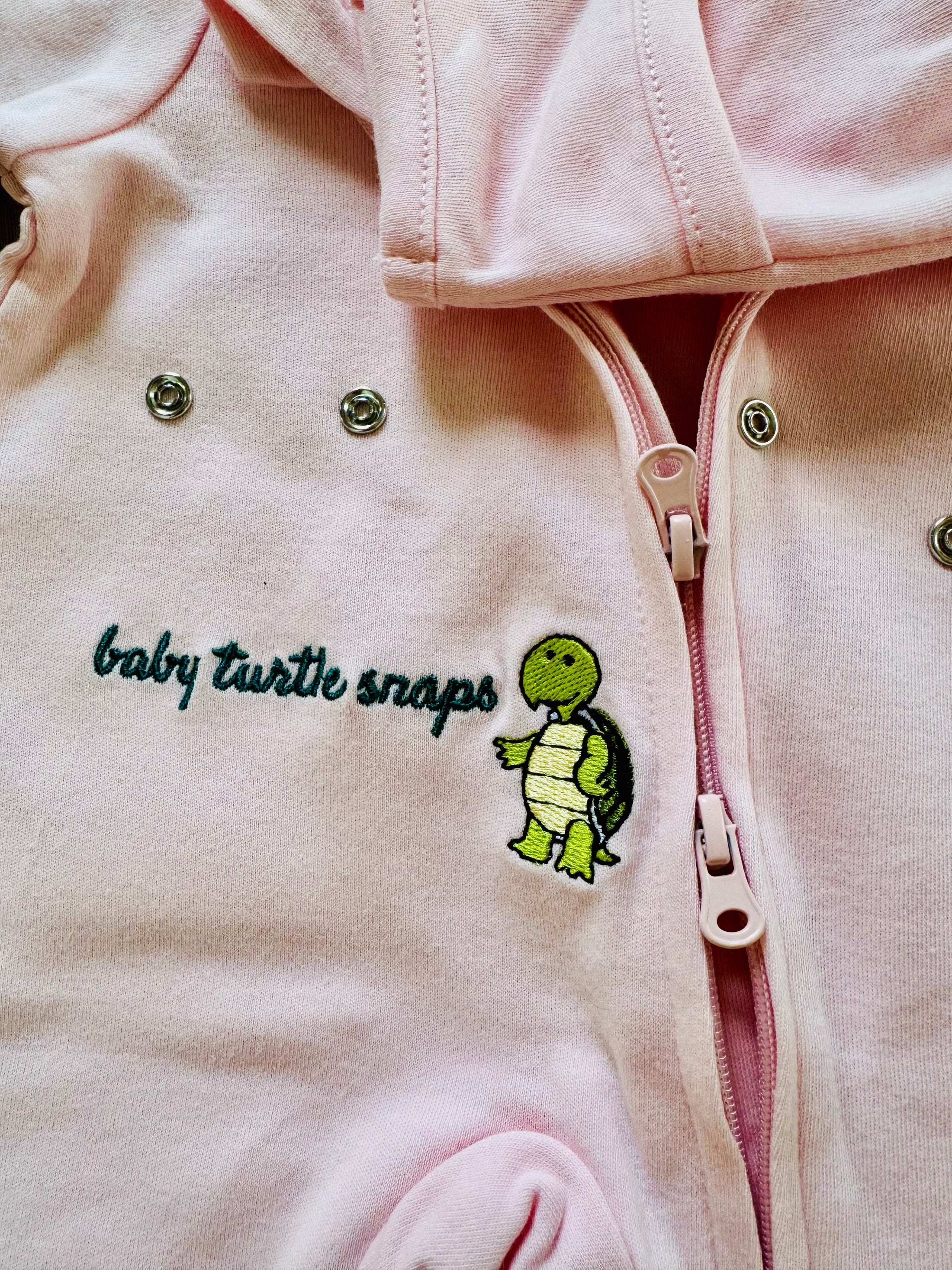 Baby Turtle Snaps - Swaddle with our Onesie