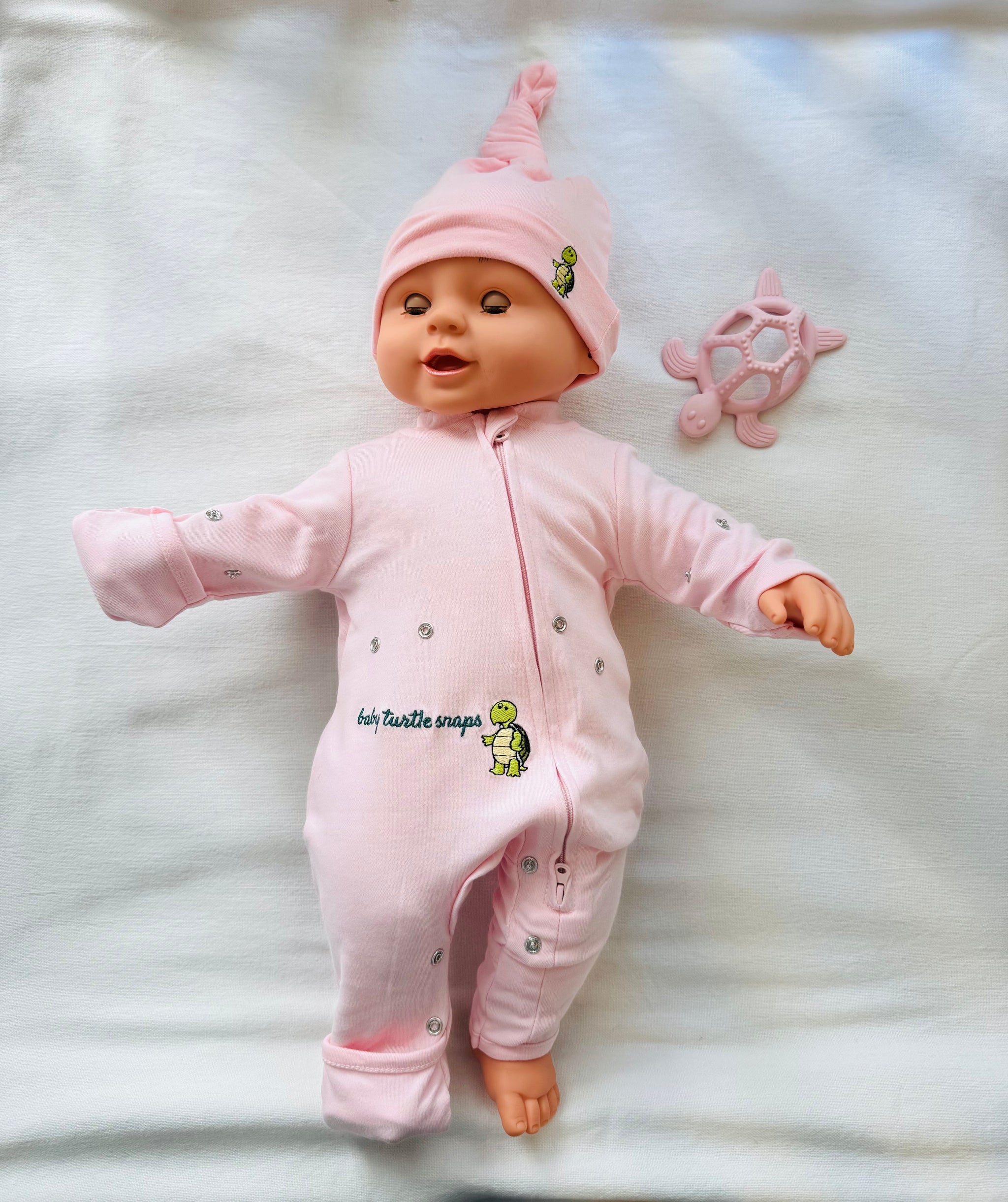 Baby Turtle Snaps - Swaddle with our Onesie